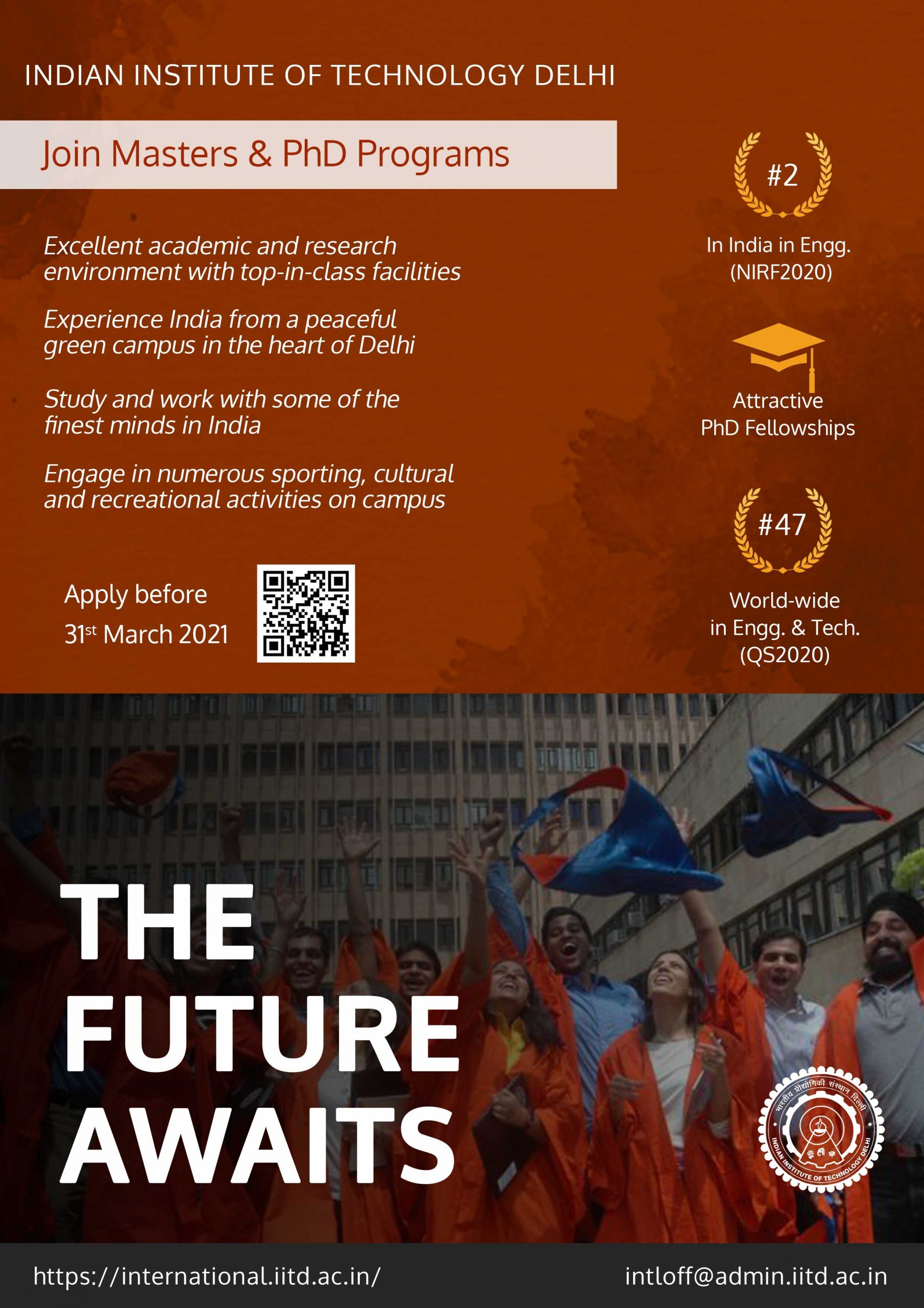 [Góc chia sẻ] Học bổng Ph.D từ IIT Delhi - Vietnam Embassy in India